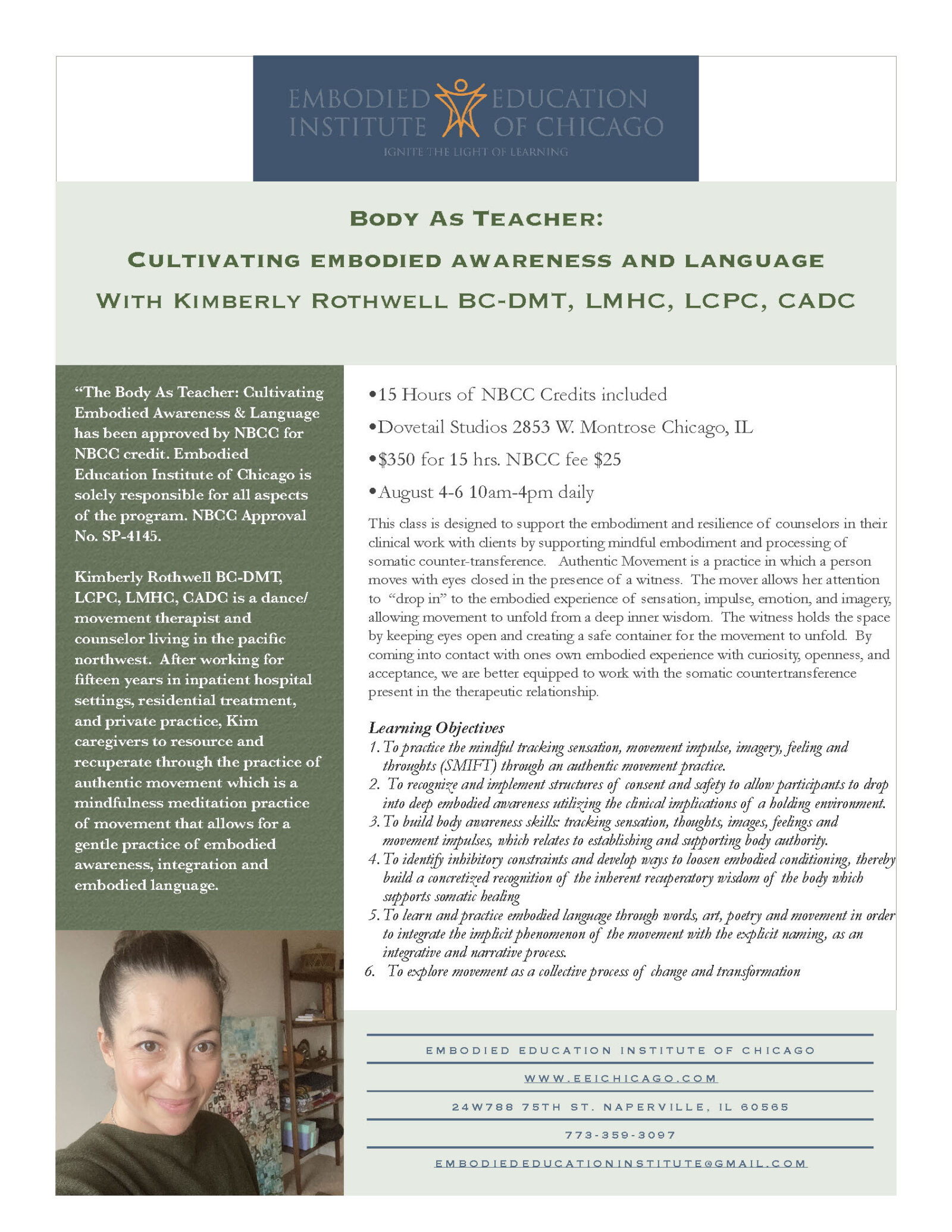 Embodied Education Institute of Chicago – Ignite the light of learning